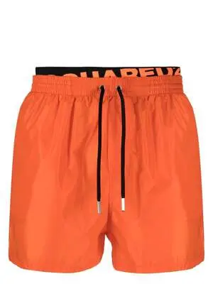 Dsquared2 Double Logo-waist Swim Shorts