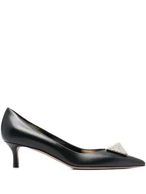 Valentino Garavani One Stud 40mm Leather Pumps