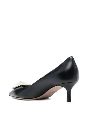 Valentino Garavani One Stud 40mm Leather Pumps