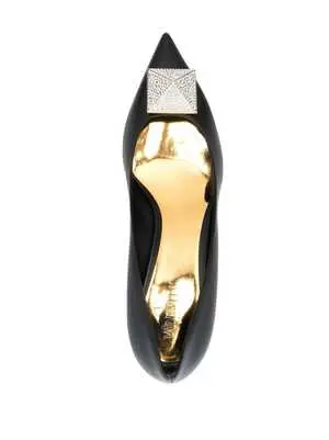 Valentino Garavani One Stud 40mm Leather Pumps