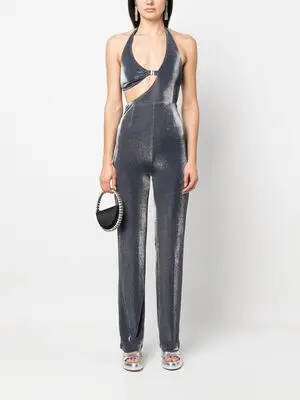 ROTATE BY BIRGER CHRISTENSEN Halterneck Jumpsuit