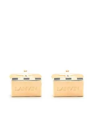 LANVIN Logo-engraved Cufflinks - Gold