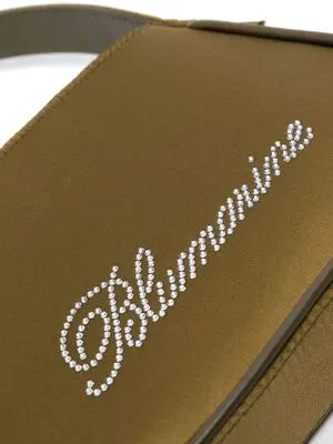 Blumarine Rhinestone-embellished Mini Bag - Green