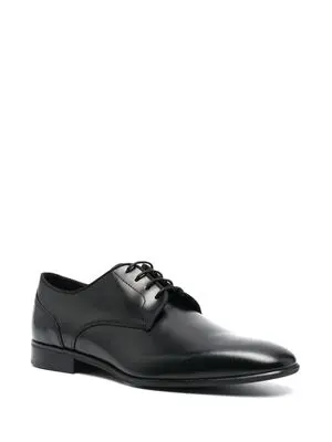Corneliani Almond-toe Leather Derby Shoes