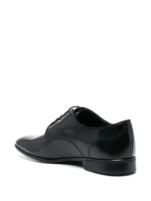 Corneliani Almond-toe Leather Derby Shoes