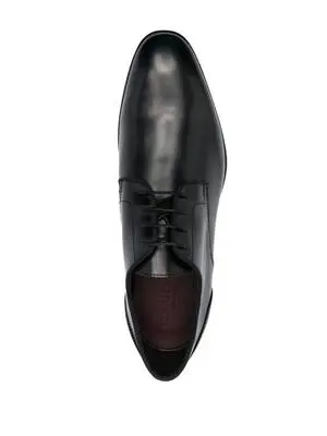 Corneliani Almond-toe Leather Derby Shoes