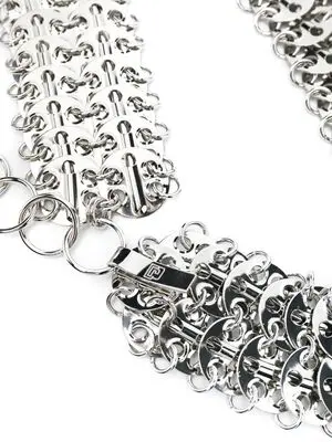Rabanne Chainmail Adjustable Belt - Silver