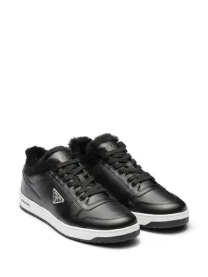 Prada Downtown Low-top Leather Sneakers