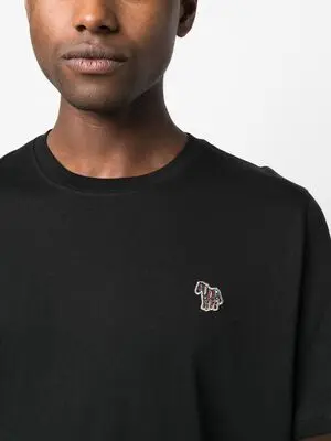 Paul Smith Logo-print Short-sleeve T-shirt - Black