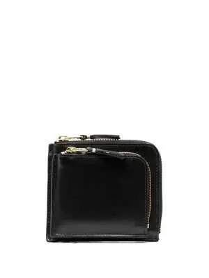 Comme Des Garçons Small Leather Cardholder - Black