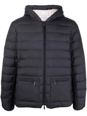 Thom Browne Zip-front Padded Jacket - Blue