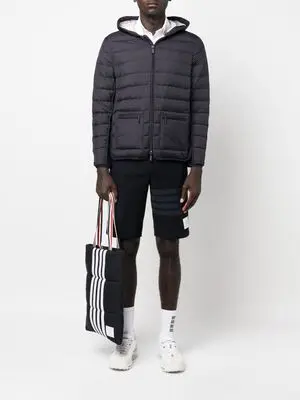 Thom Browne Zip-front Padded Jacket - Blue