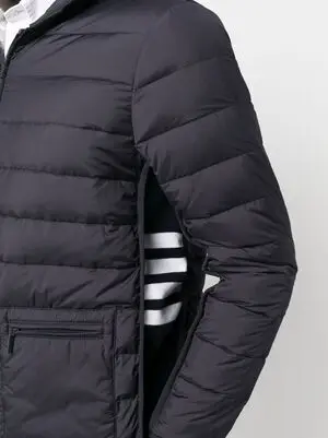 Thom Browne Zip-front Padded Jacket - Blue