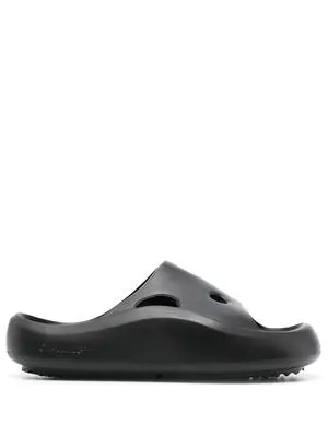 Off-White Meteor Rubber Pool Slides - Black