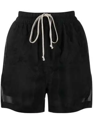 Rick Owens Mid Rise Shorts For Women