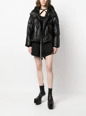 Rick Owens Drawstring Satin Shorts