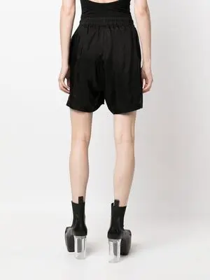 Rick Owens Drawstring Satin Shorts