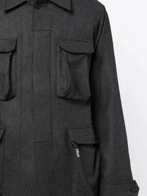 THE POWER FOR THE PEOPLE Long-sleeve Cargo Jacket