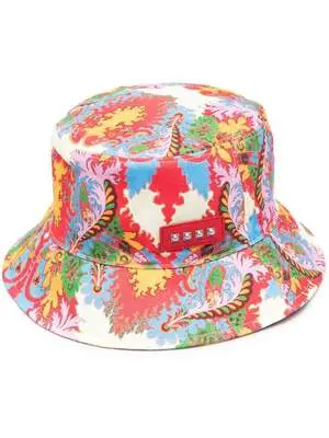 Etro Paisley-print Bucket Hat - Red