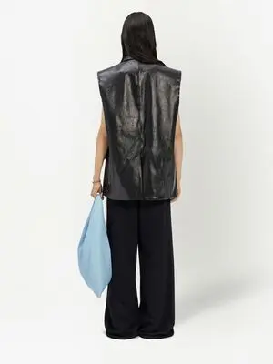 MAISON MARGIELA Sleeveless Leather Gilet