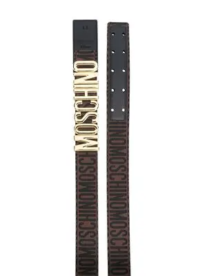 Moschino Fantasia Leather Belt
