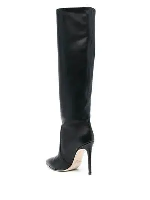 Paris Texas 110mm Knee-high Stiletto Boots - Black