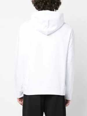 Gcds Cotton Alien-patch Hoodie - White