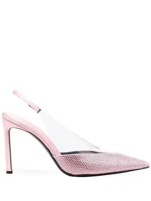 SERGIO ROSSI 120mm Crystal-embellished Pointed Pumps