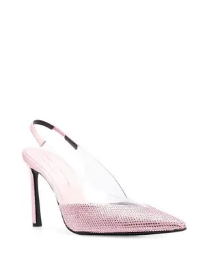 SERGIO ROSSI 120mm Crystal-embellished Pointed Pumps