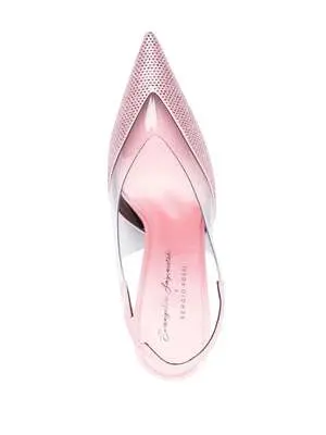 SERGIO ROSSI 120mm Crystal-embellished Pointed Pumps