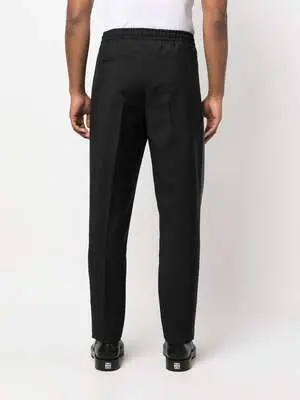 Versace Side-stripe Straight-leg Trousers