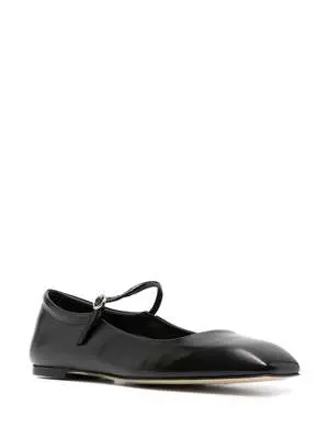 AeydĒ Mary Jane Leather Ballerina Shoes