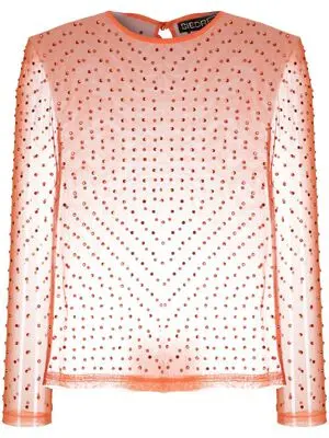 SIEDRES Crystal-embellished Blouse
