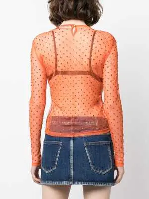 SIEDRES Crystal-embellished Blouse
