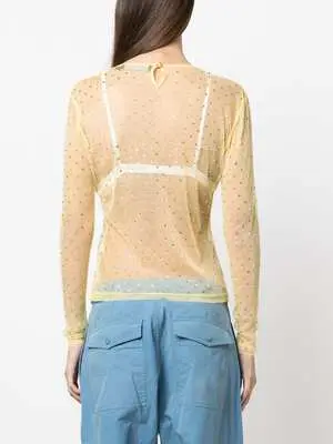 SIEDRES Desta Crystal-embellished Top