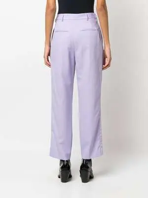 Karl Lagerfeld Cropped High-waisted Trousers