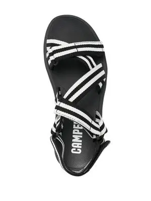 Camper Match Striped Sandals