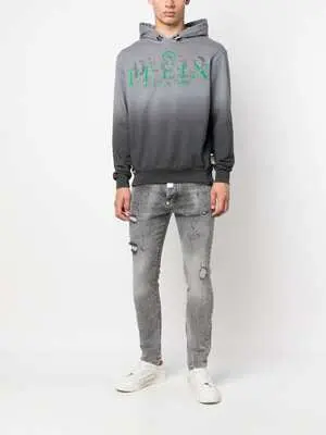 Philipp Plein Distressed Skinny-cut Jeans