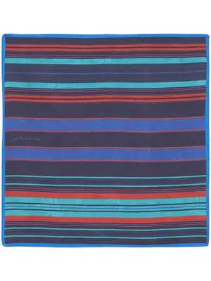 Etro Reversible Pocket Square - Blue