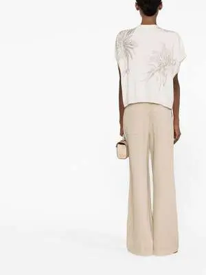 Brunello Cucinelli Pleated Detail Wide-leg Trousers