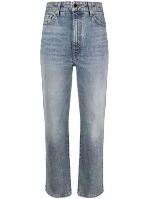 Khaite Abigail Straight-leg Jeans - Blue
