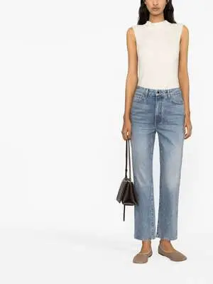 Khaite Abigail Straight-leg Jeans - Blue
