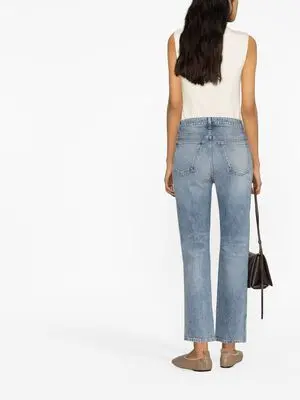 Khaite Abigail Straight-leg Jeans - Blue