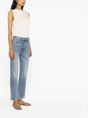 Khaite Abigail Straight-leg Jeans - Blue