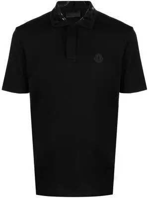 Moncler Logo-collar Polo Shirt