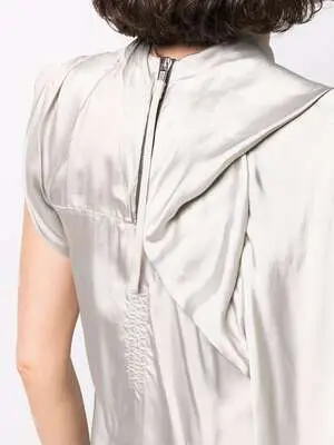 Rick Owens Cornetto Satin-finish Tunic - Neutrals