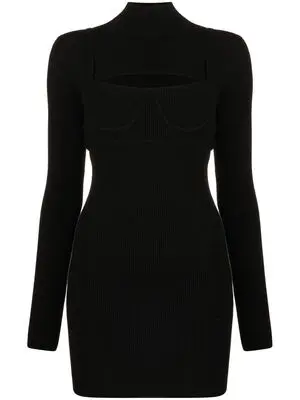 Monse Ribbed-knit Mini Dress