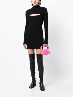 Monse Ribbed-knit Mini Dress