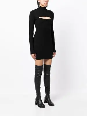 Monse Ribbed-knit Mini Dress