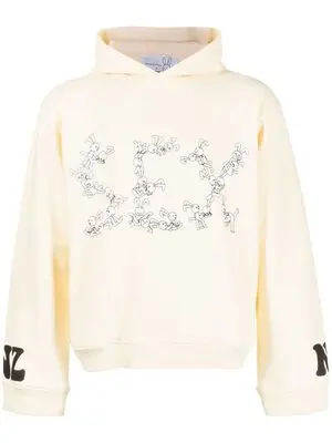 Natasha Zinko Bunny-print Hoodie